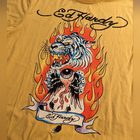 Ed Hardy | Shirts | Vintage Style Ed Hardy Traditional Tattoo Flash ...
